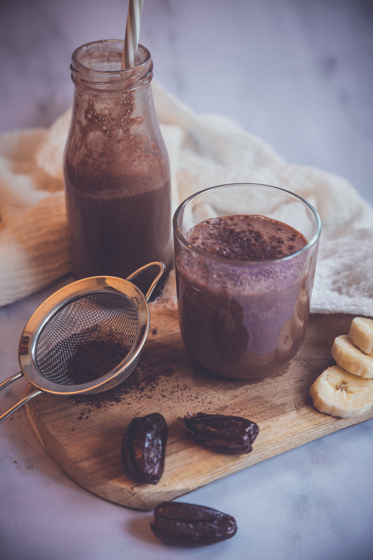 Smoothie datte, banane & cacao | Boubou & Co